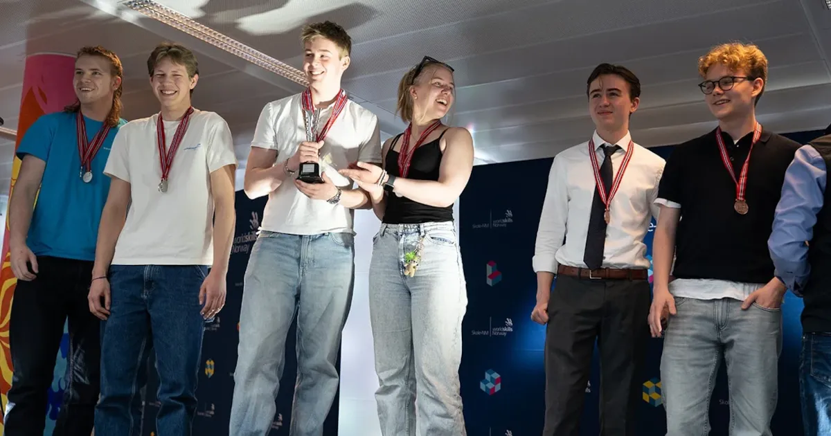 Tangen videregående skole løftet Skole-NM til nye høyder