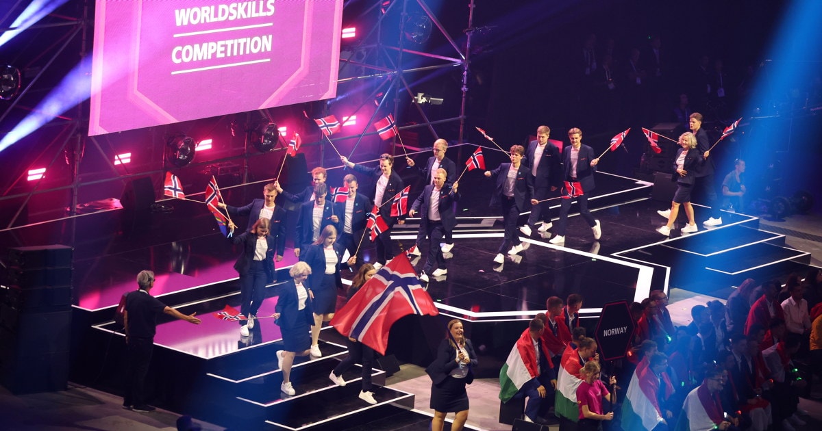 Storslått åpningsseremoni for Yrkes-VM 2024 i Lyon